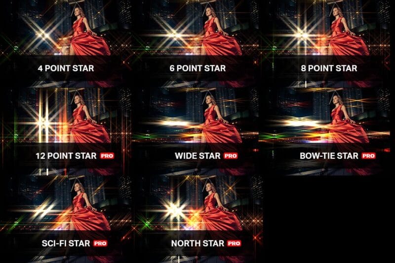 Star Filter Photoshop Actions - Denny's Tips