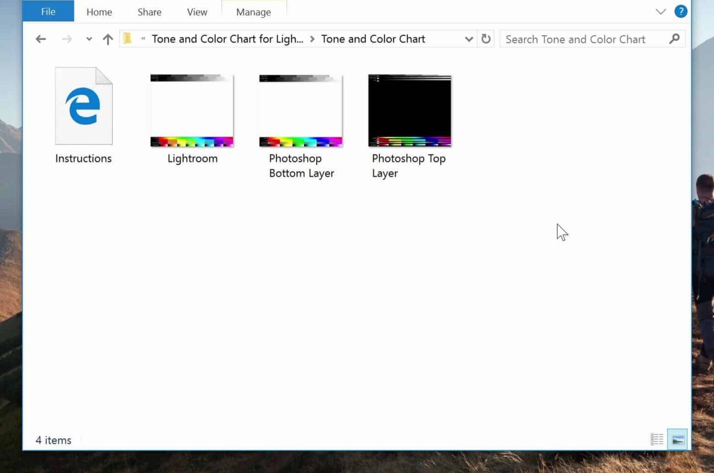 Photoshop Color Grading Chart - Denny's Tips