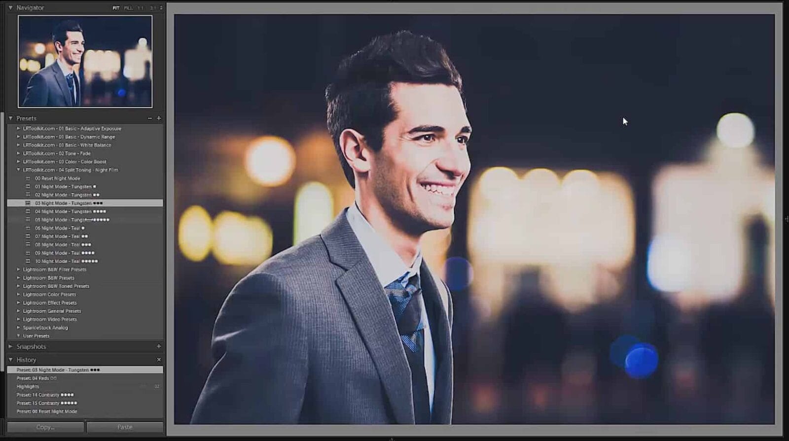 How to Achieve the Blue Midnight Look in Lightroom - Denny's Tips